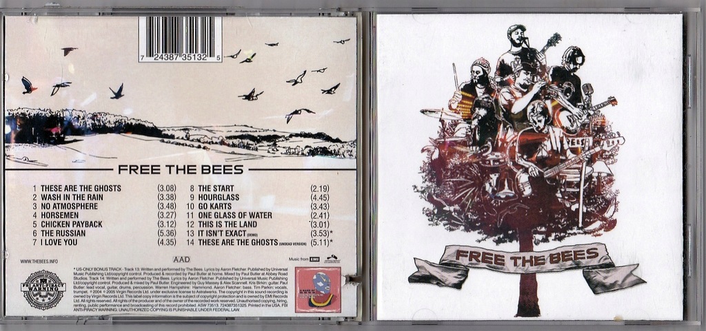 A Band Of Bees – Free The Bees - 13752820485 - oficjalne archiwum Allegro