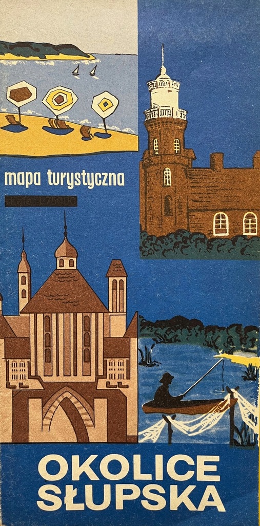 OKOLICE SŁUPSKA MAPA TURYSTYCZNA - 15344091647 - oficjalne archiwum Allegro