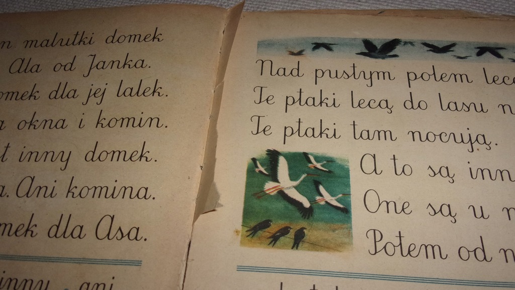Elementarz Falskiego bardzo stary podręcznik z PRL - 12898234967 ...