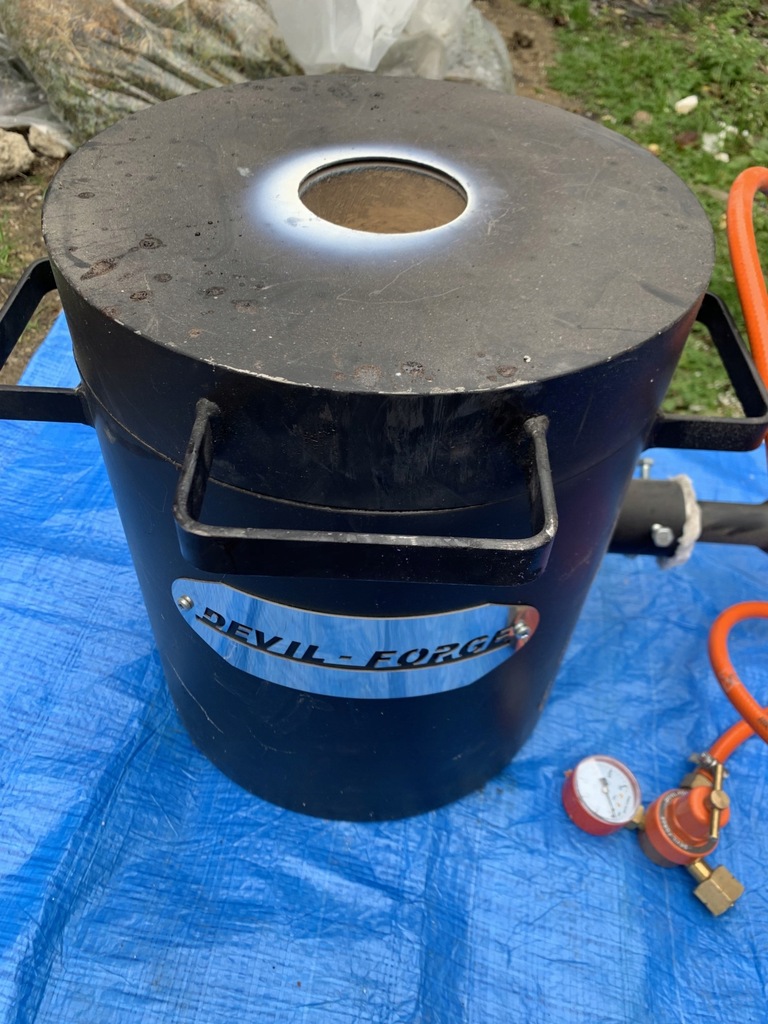 Piec do topienia metali DEVIL FORGE DUŻY ZESTAW PL - 12775877339 ...