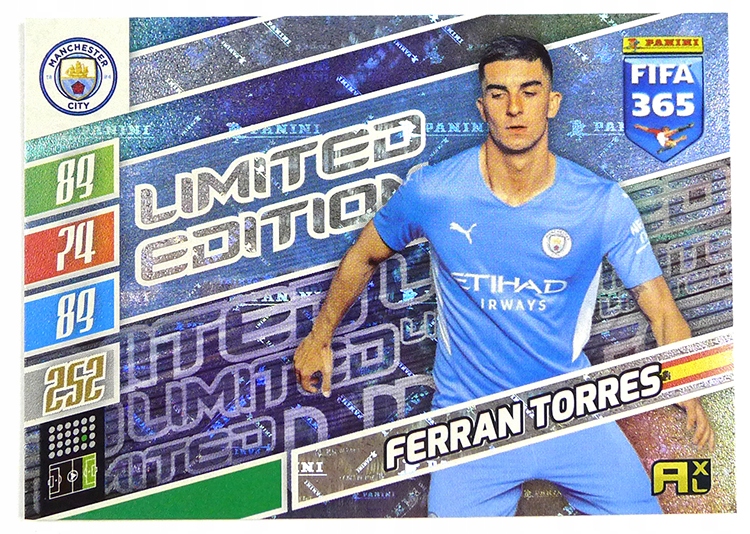 Panini FIFA365 2022 karta LIMITED Ferran Torres - 11307006748 ...