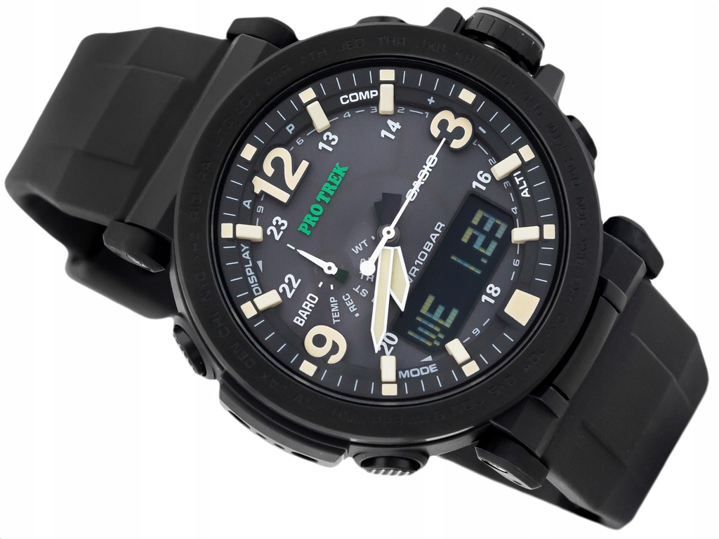 MĘSKI ZEGAREK CASIO PRG-600Y 1 PRO TREK KOMPAS - 7819184335 - oficjalne ...