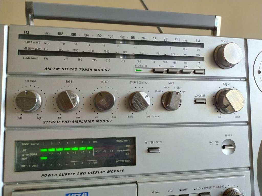 PHILIPS D8614 Radiomagnetofon Ghettoblaster Condor - 8957756504 ...