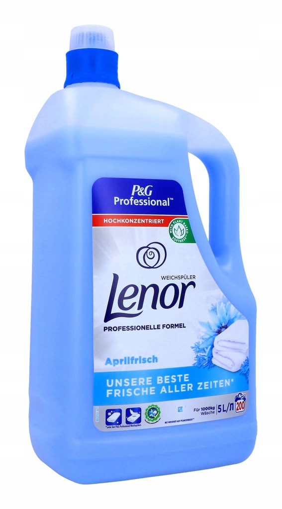 Płyn do Płukania LENOR 5L April Spring 200 płukań - 13859828498 ...