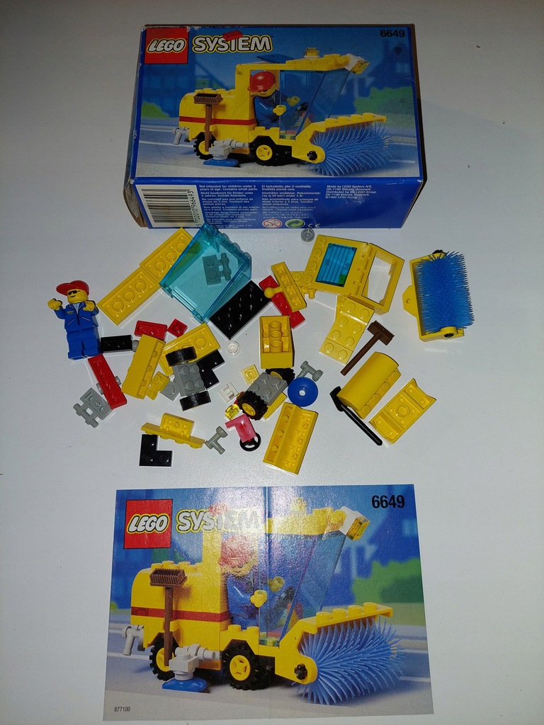 LEGO 6649 Street Sweeper Pudełko - 12643037697 - oficjalne archiwum Allegro