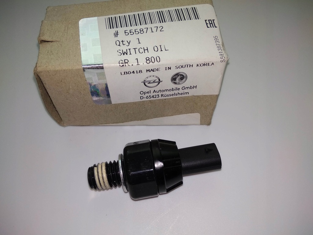 Czujnik Ciśnienia Oleju Opel Astra J 1.6 CDTI Aso - 7795517770 ...