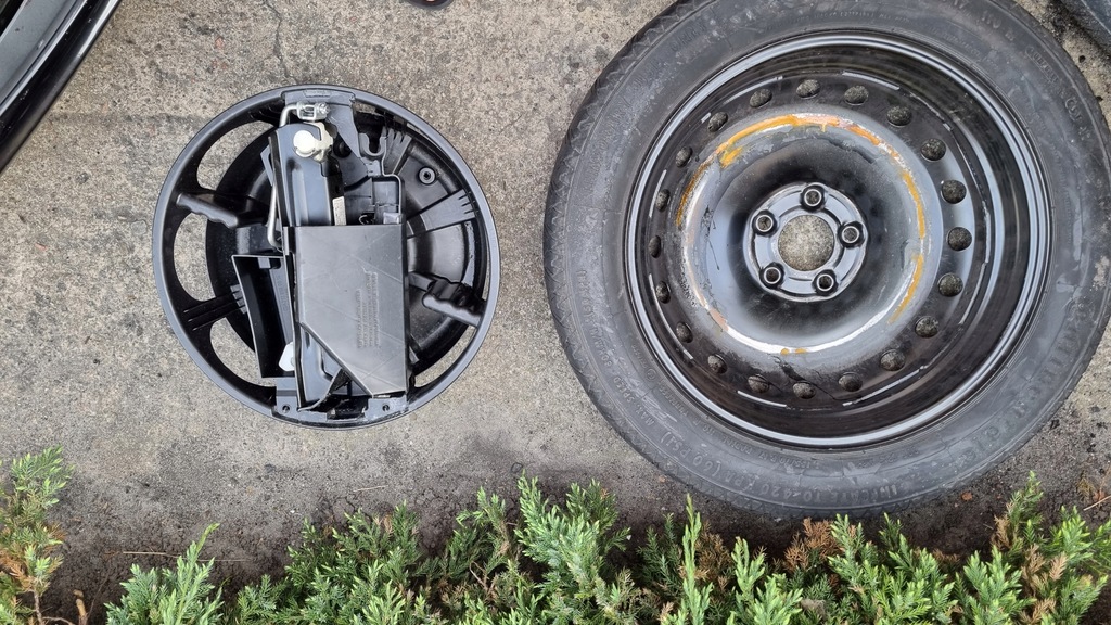 KOŁO DOJAZDOWE ZAPAS 155/70/17 MERCEDES ZESTAW - 12144255534 ...