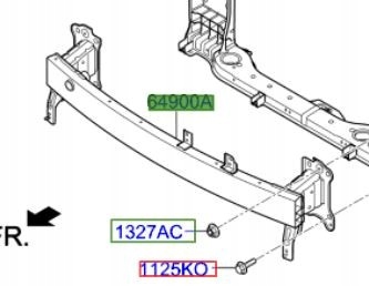 BELKA ZDERZAKA PRZÓD KIA SPORTAGE IV 18- LIFT - 13275019665 - oficjalne ...