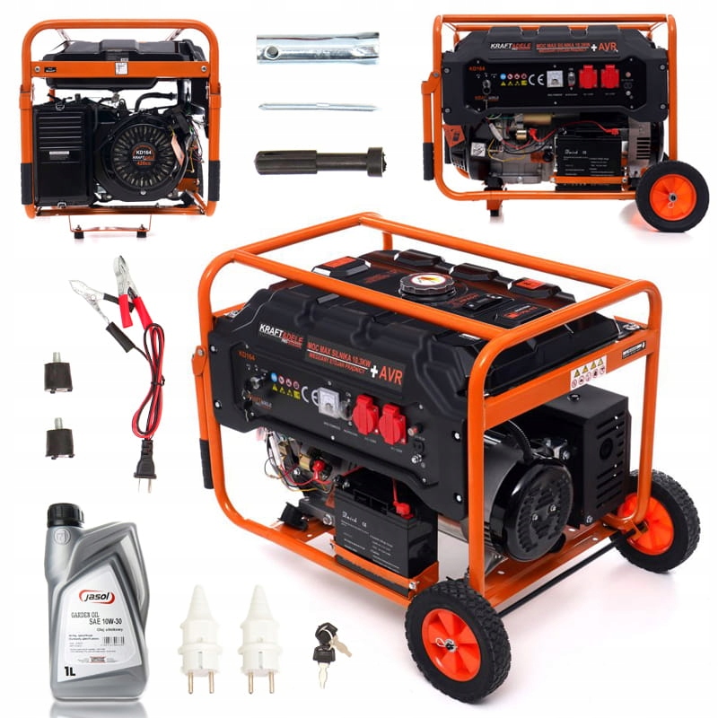 AGREGAT PRĄDOTWÓRCZY GENERATOR 5500W MIEDŹ AVR - 11838053510 - oficjalne archiwum Allegro