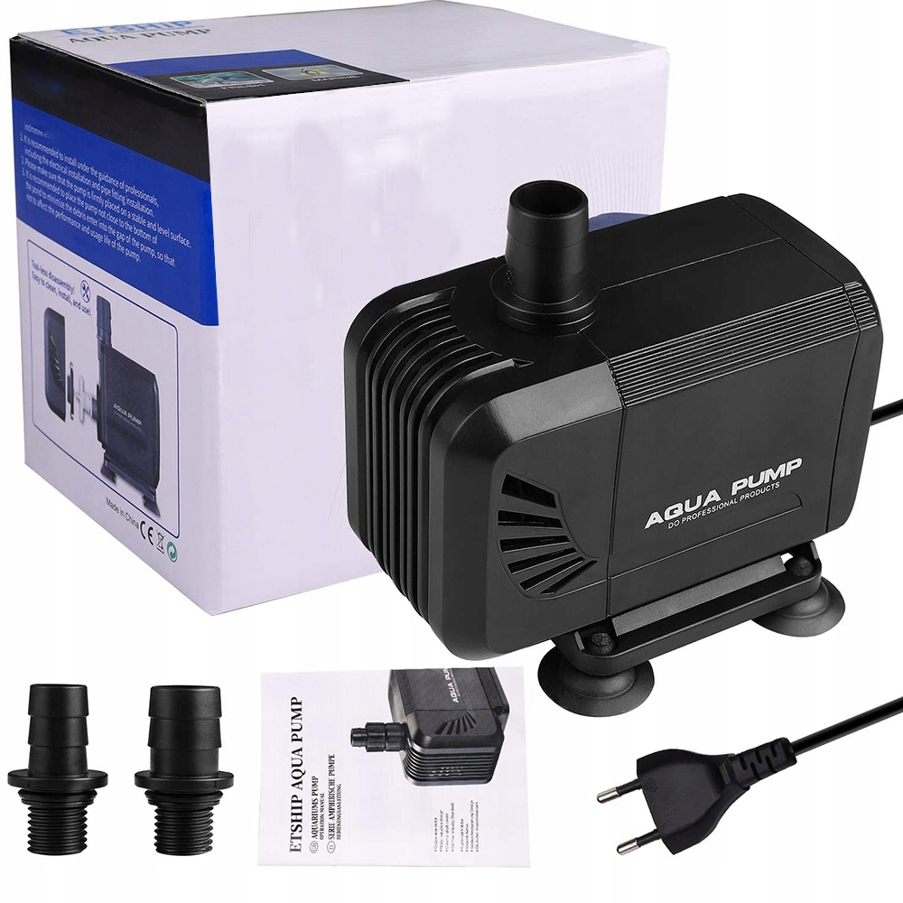 POMPA POMPKA DO WODY CIECZY 1500L/H 15W DO OCZKA WODNEGO FONTANNY ...