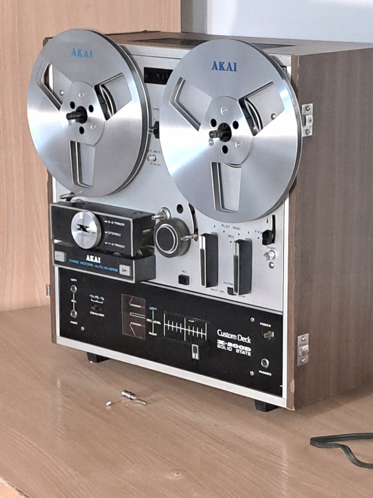 Magnetofon szpulowy AKAI x-200D - 14496947498 - oficjalne archiwum Allegro