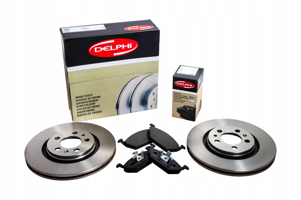 DELPHI TARCZE KLOCKI PRZÓD OPEL COMBO CORSA C SUPE - 12302964181 ...