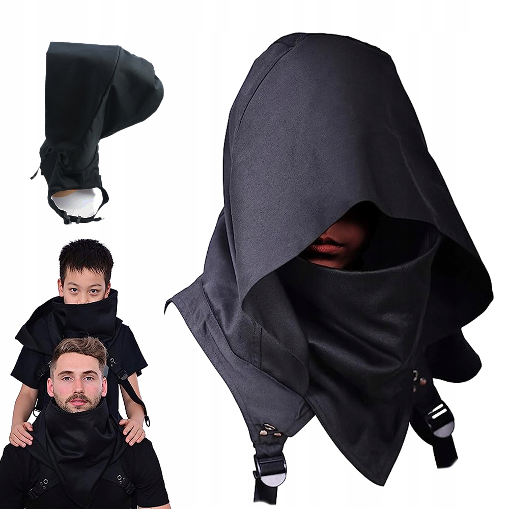 Medieval Hat Hooded Cloak Assassin's Creed Cosplay Gothic Vampire Cowl ...