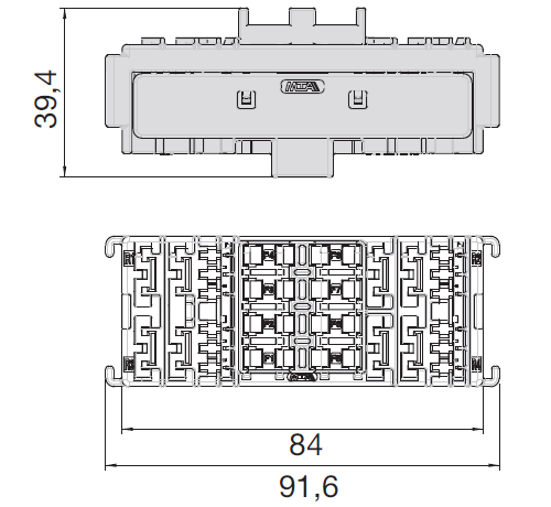 SKRZYNKA GNIAZDO MODUŁ 8xMINI 4xMICRO MTA 0101564 - 5526948551 ...