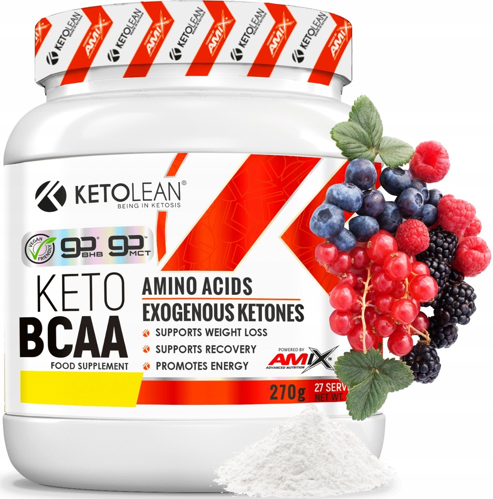 Dieta Ketogeniczna BCAA BHB MCT Amix Ciała Keto - 12751218060 ...