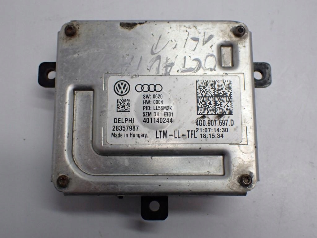 PRZETWORNICA MODUŁ LED 4G0907697D SKODA OCTAVIA III 5E 14R ...