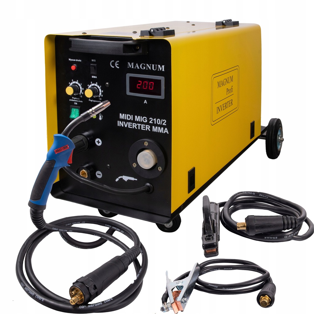 Spawarka MIGOMAT inwertorowa MAGNUM MIG 210/2 MMA - 10872771972 ...