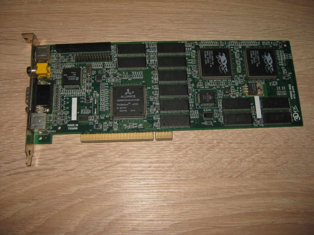 3Dfx Voodoo Rush PCI ATC-2475 6MB Alliance 2D Chip - 14266025194 ...
