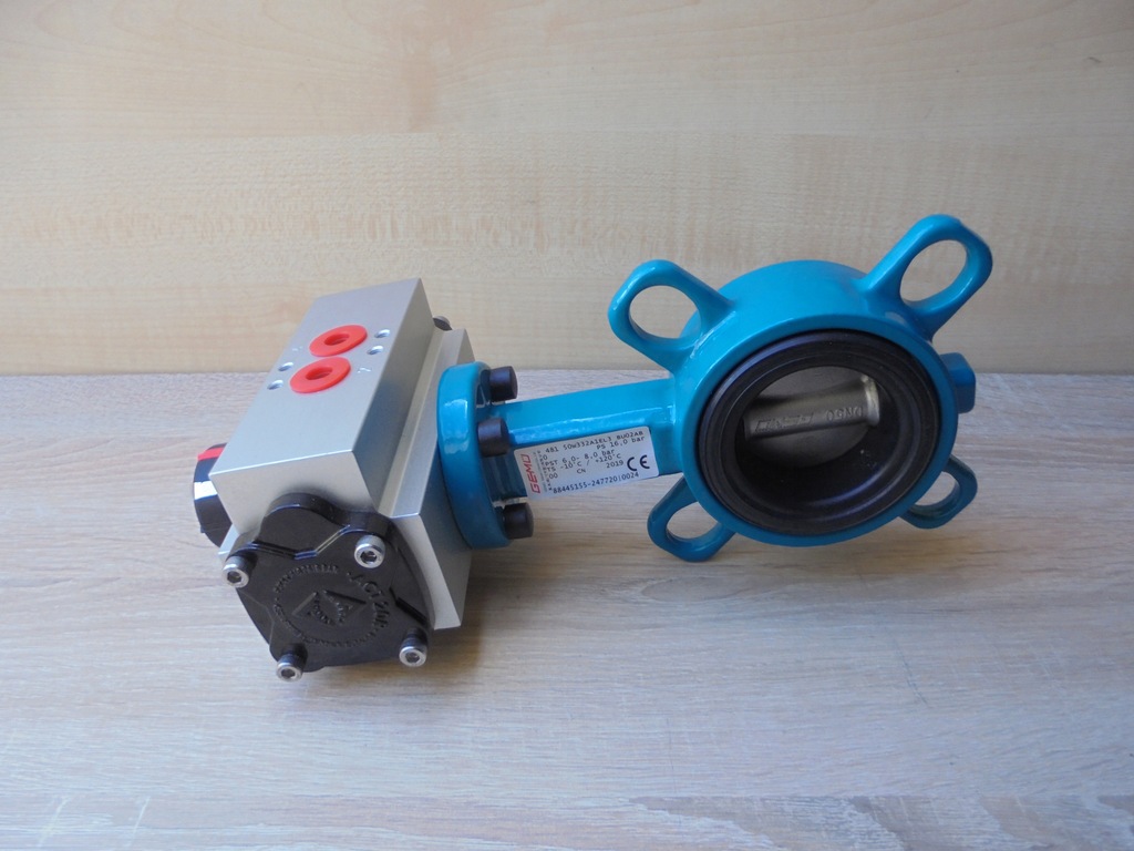 ZAWÓR PRZEPUSTNICA SILOWNIK OBROTOWY GEMU DN50 - 13095760159 - oficjalne archiwum Allegro