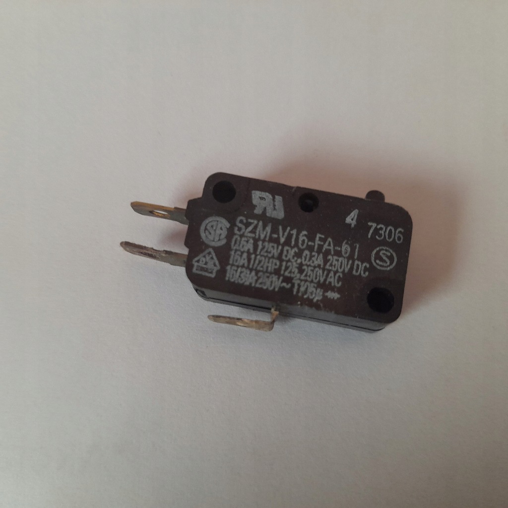 Mikro włącznik SZM-V16-FA-61 - 14071930007 - oficjalne archiwum Allegro