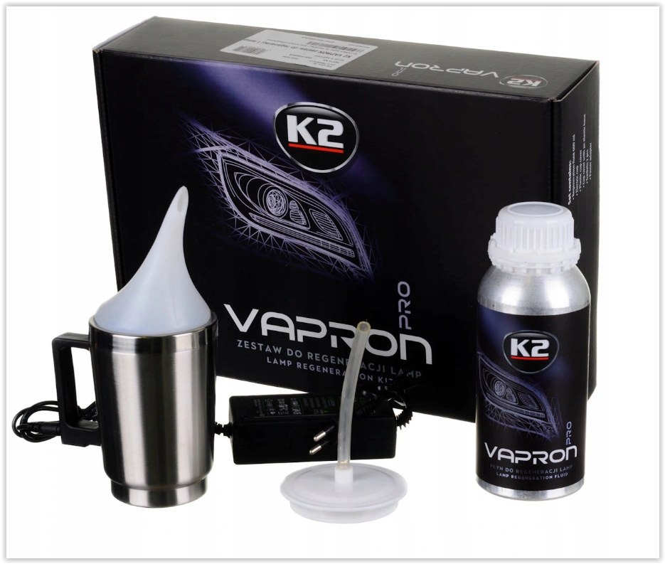 K2 Vapron Zestaw do Regeneracji Lamp Reflektorów - 11613931816 - oficjalne archiwum Allegro