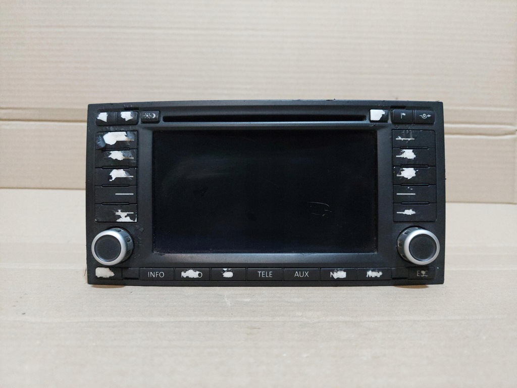 VW TOUAREG 7L VW T5 RADIO NAWIGACJA 7H0035191J - 11514753923 - oficjalne archiwum Allegro