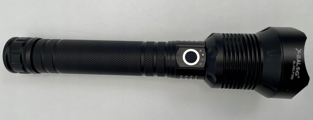 X-BALOG WIELKA LATARKA TAKTYCZNA AKUMULATOROWA XHP360 2x26650 EL001 ...