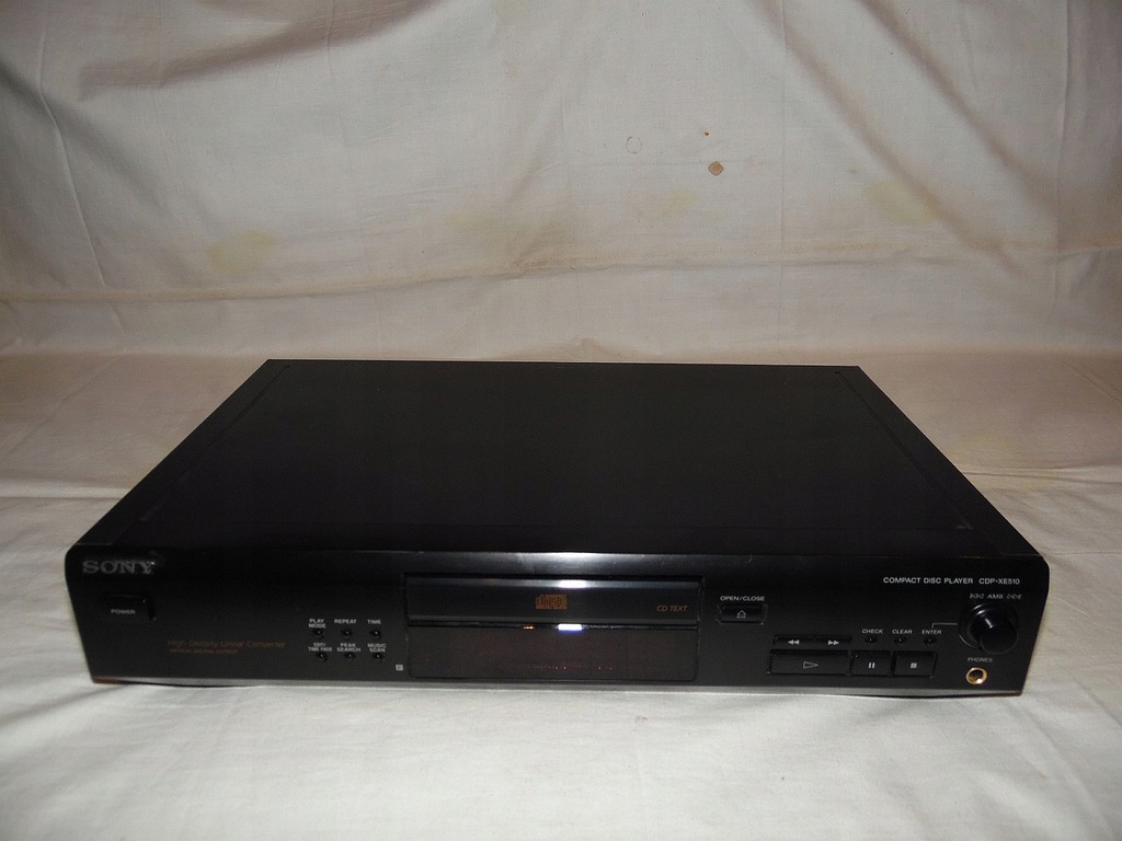 Odtwarzacz CD Sony CDP-XE510 z CD-Textem CD CD-R - 13920128458 - oficjalne archiwum Allegro