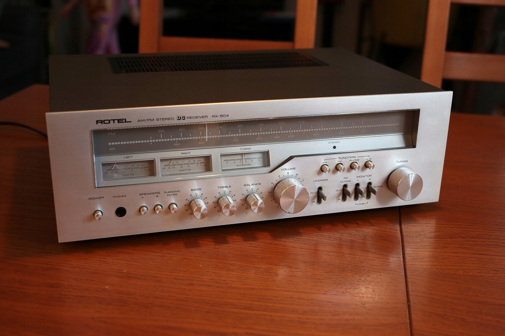 Amplituner vintage Rotel RX-504, stan jak nowy! - 12990174037 ...