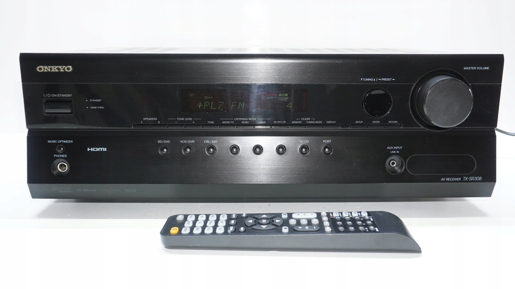 Amplituner 5.1 Onkyo TX-SR308 PILOT GWARANCJA - 11336272243 - oficjalne archiwum Allegro