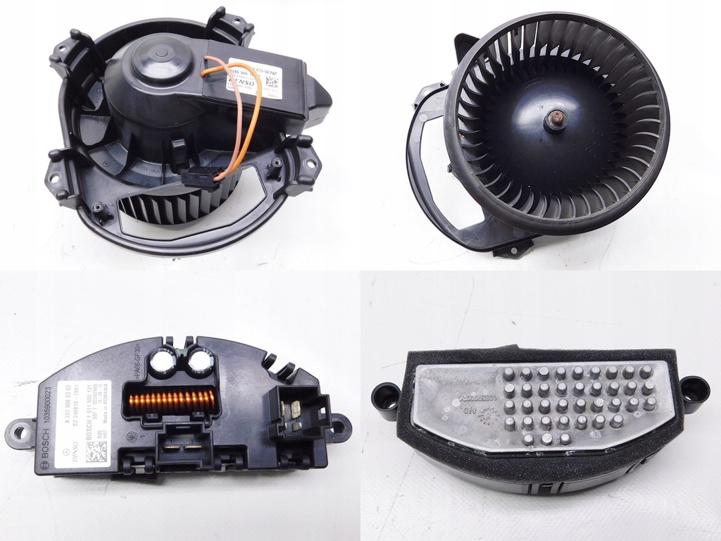 DMUCHAWA REZYSTOR NAWIEWU Mercedes W176 W246 X156 - 12623745028 ...