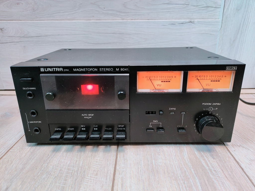 magnetofon kasetowy UNITRA M 8041 czarny - 13026295560 - oficjalne ...
