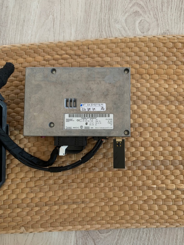 MODUŁ STEROWNIK BLUETOOTH 4F1910336C AUDI A6 C6 - 11484870539 - oficjalne archiwum Allegro