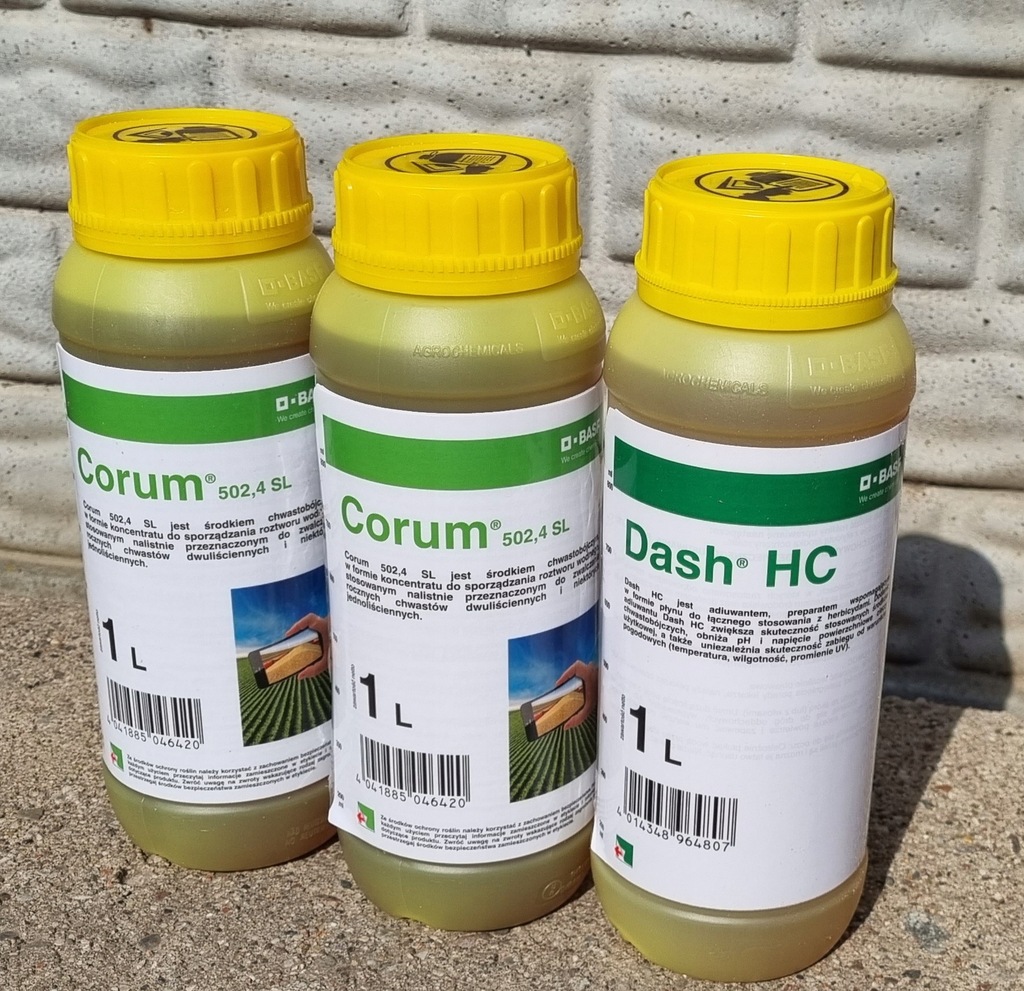 Corum 502.4SL 2x1l+ Dash 1x1l oprysk chwasty groch - 13695432784 ...