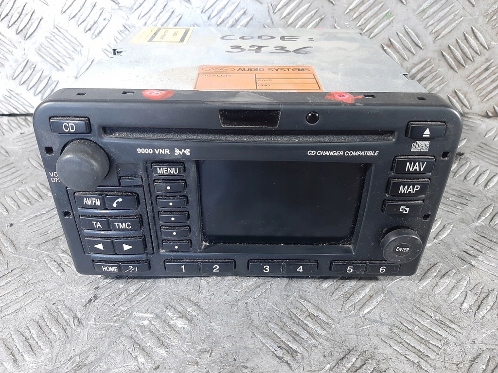 FORD MONDEO MK3 03R RADIO NAWIGACJA 9000VNR + KOD - 12378893680 - oficjalne archiwum Allegro