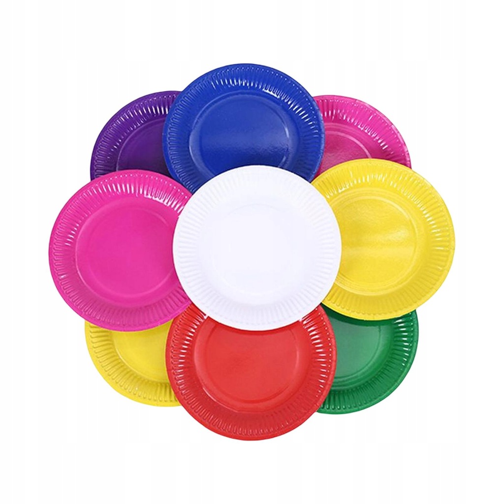40 Pieces 9" Colorful Paper Plates for Kids Paper - 13419710742 ...