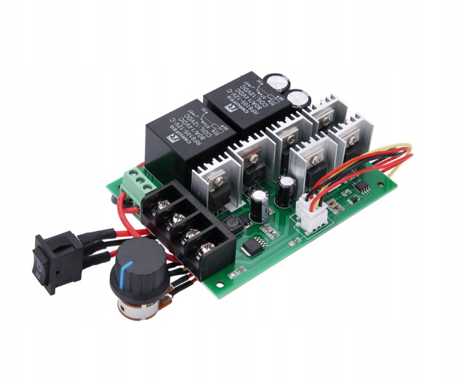 Regulator obrotów silnika DC 12v 40A - 12936034731 - oficjalne archiwum Allegro