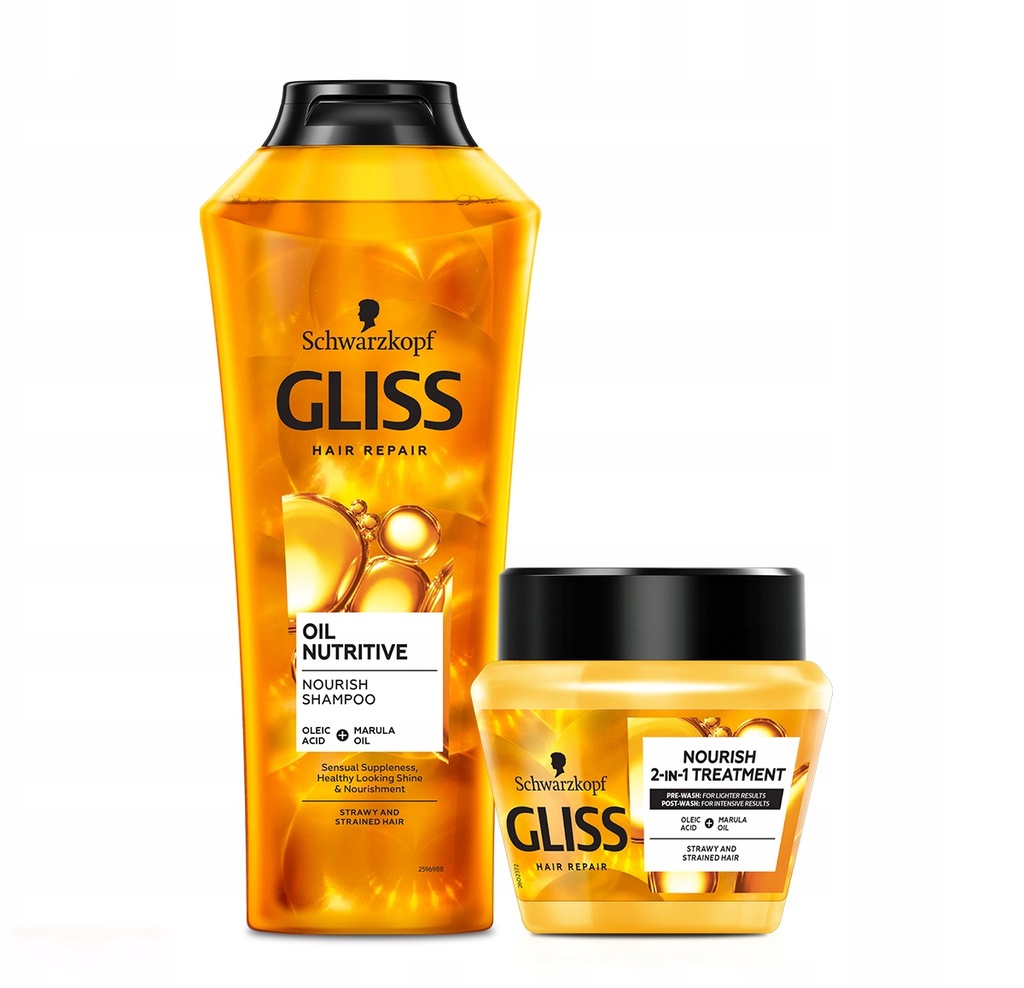 Купить Gliss Set Oil Питательная Шампунь-Маска: отзывы, фото и ...