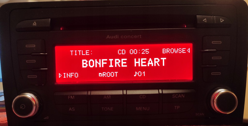 RADIO CONCERT CD AUDI A3 8P LIFT 8P0035186S + KOD - 11392116819 - oficjalne archiwum Allegro