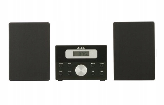 Mini wieża ALBA/BUSH CD LCD Micro system - czarna - 14208833934 ...