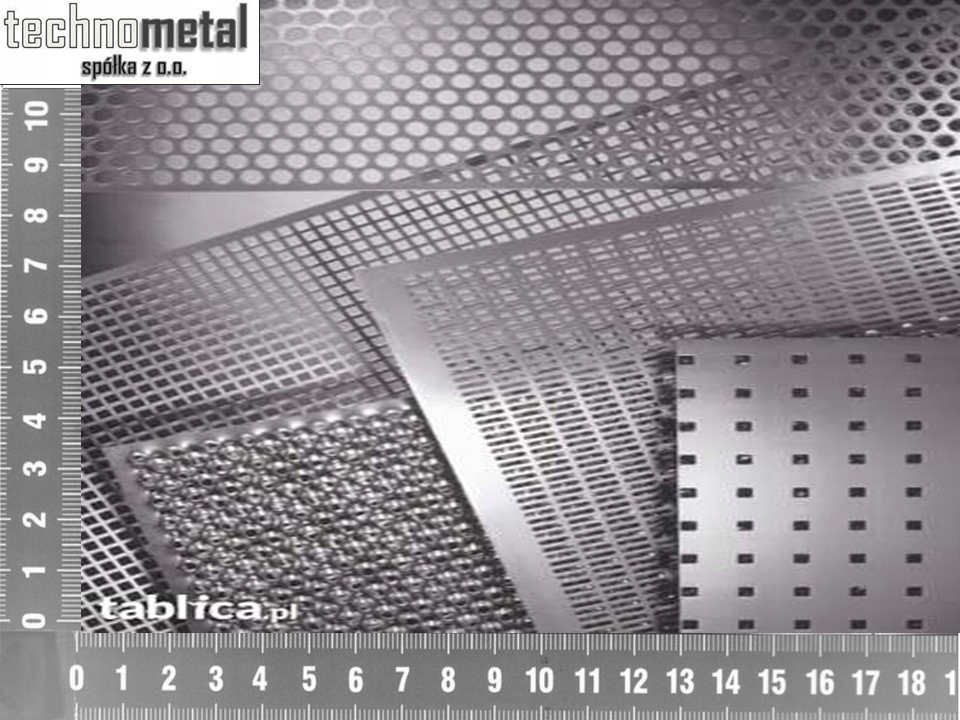 Blacha perforowana nierdzewna 1,5x1000x1000 L5-20 - 8458639424 - oficjalne archiwum Allegro