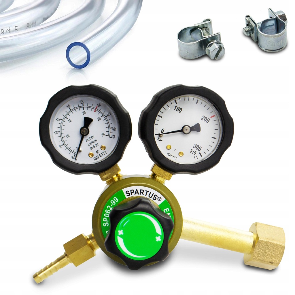 REDUKTOR Z MANOMETRAMI ARGON MIX AR/CO2 CO2 gazowy - 12107466910 - oficjalne archiwum Allegro
