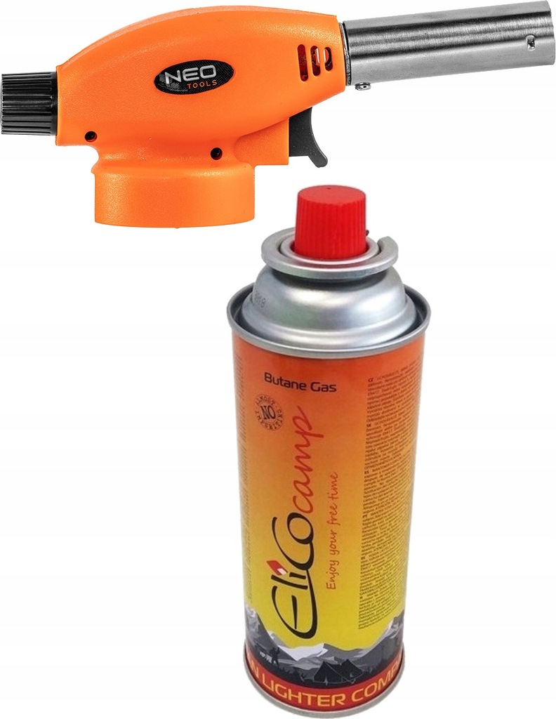 NEO PALNIK GAZOWY LUTOWNICA lutownica PIEZO + GAZ - 10205487399 ...