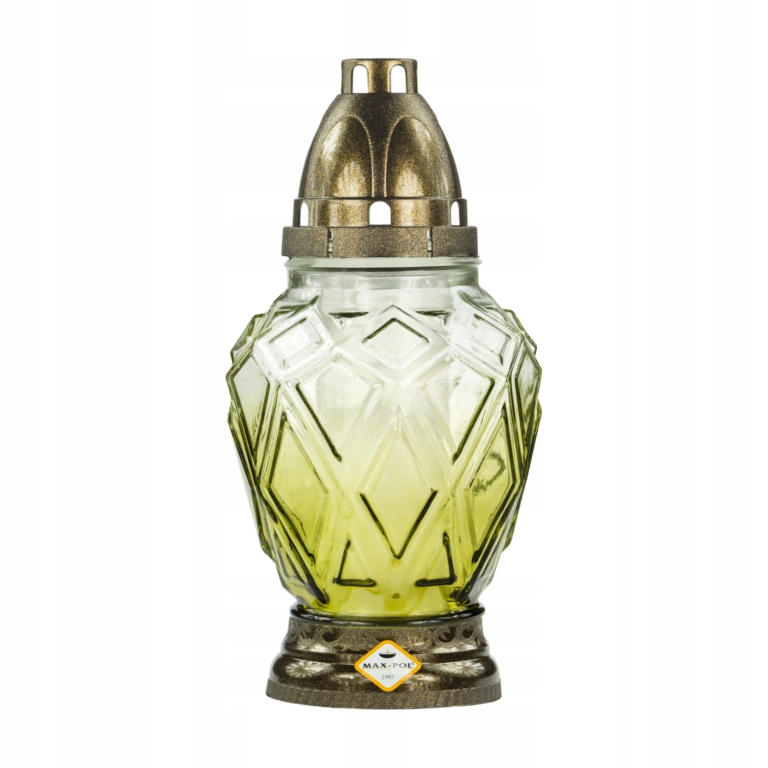 Znicz szklany 929 NZ ZL Oliwka MAX-POL Nowość 1szt - 14357786213 ...