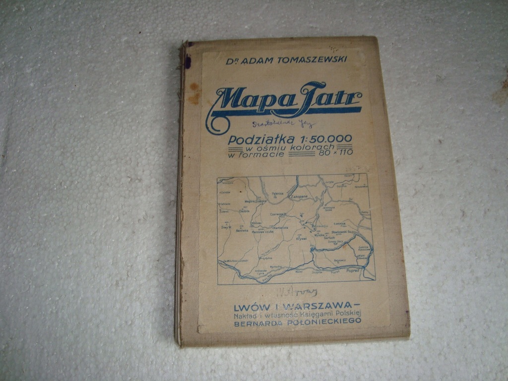 MAPA Tatr. Opracował dr Adam Tomaszewski - 12701514787 - oficjalne ...
