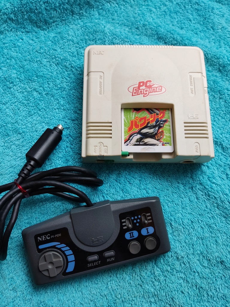 Konsola NEC PC Engine+pad+gra - 12974783366 - oficjalne archiwum Allegro