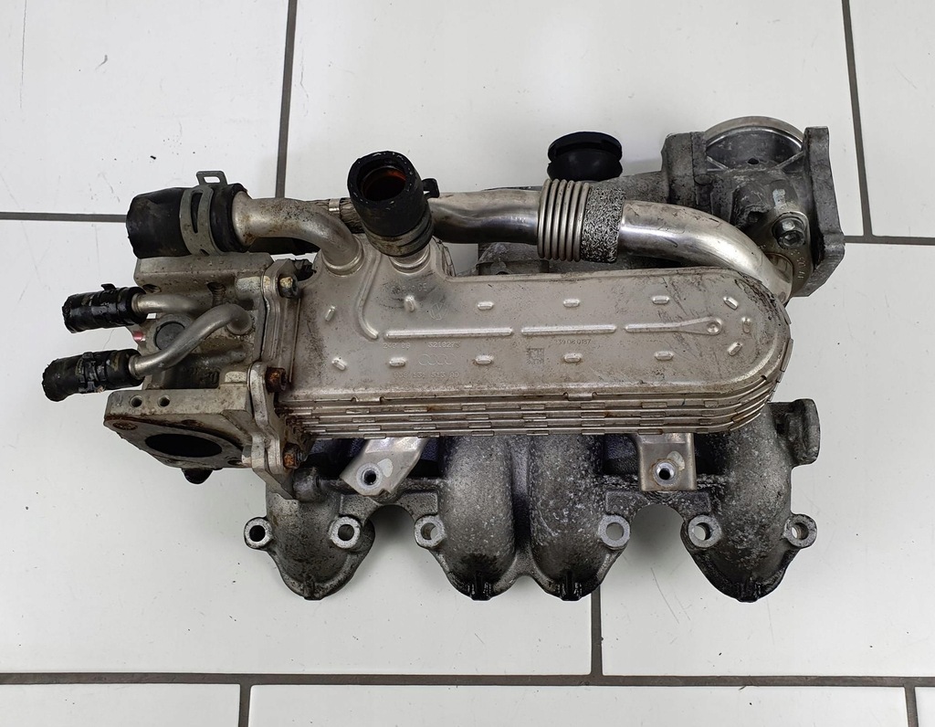 AUDI A3 8P 1,9TDI CHŁODNICA EGR KOLEKTOR 03G129713 - 11812586898 ...