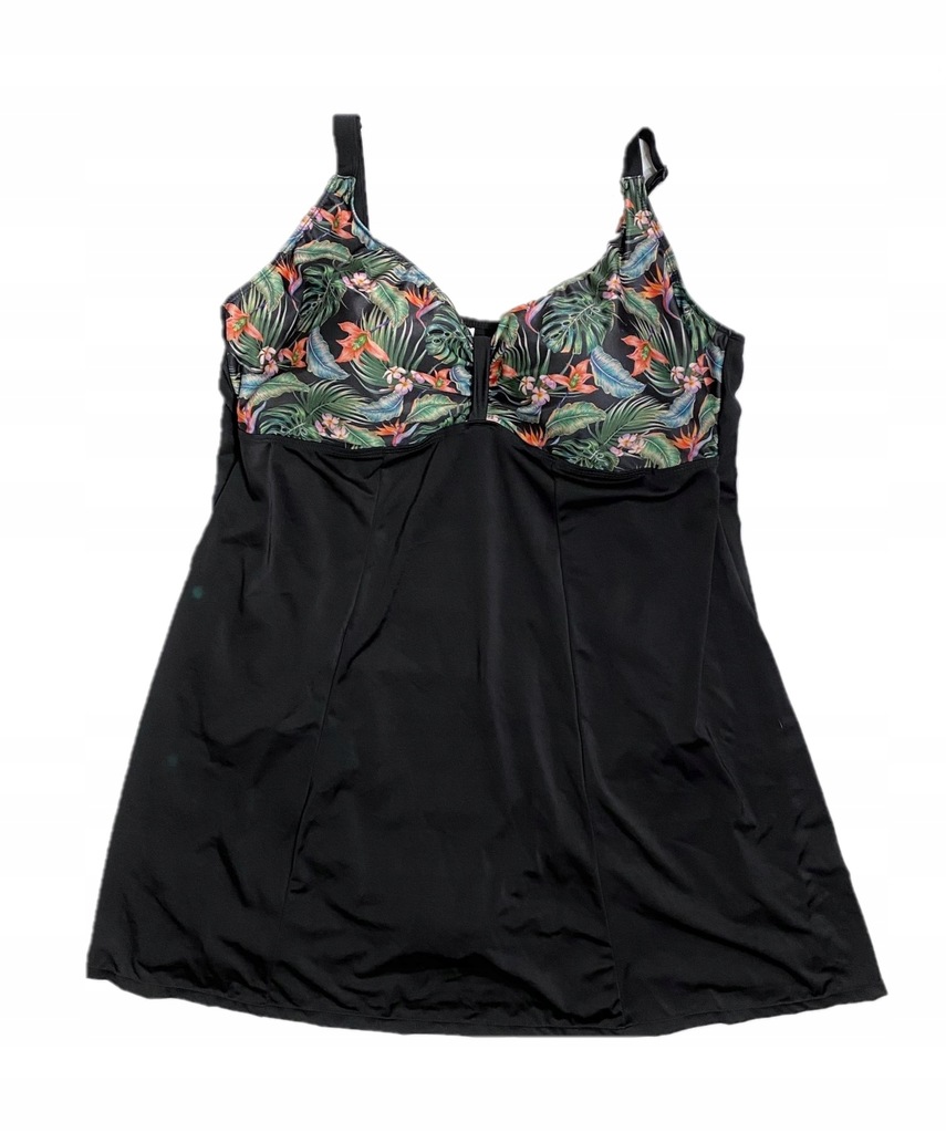 STRÓJ KĄPIELOWY SUKIENKA KWIATY 5XL 54 - 13397119470 - oficjalne archiwum Allegro