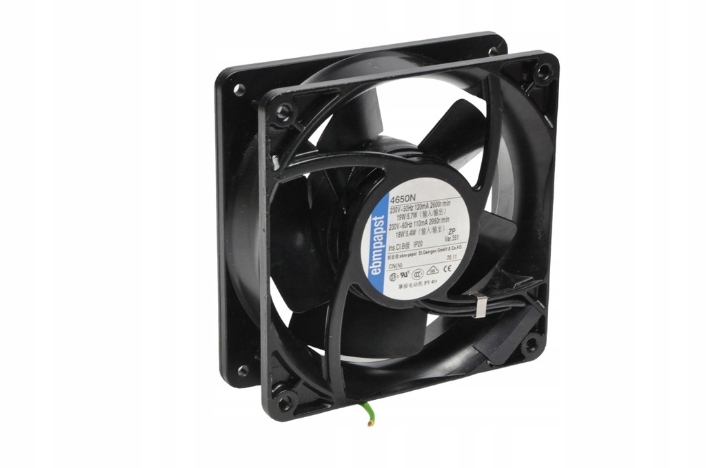 EBM PAPST wentylator osiowy 4650N, 230V 2600rpm - 13445852716 - oficjalne archiwum Allegro