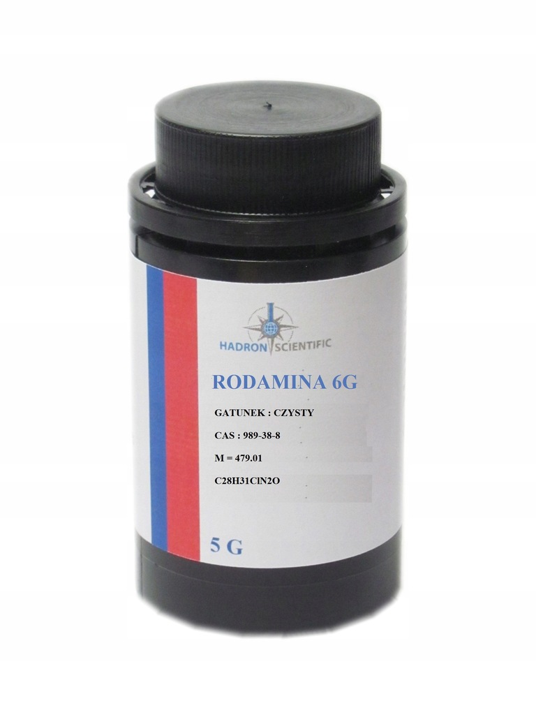 RODAMINA 6G - WSKAŹNIK / BARWNIK MIKROSKOPOWY - 5g - 10182459977 ...